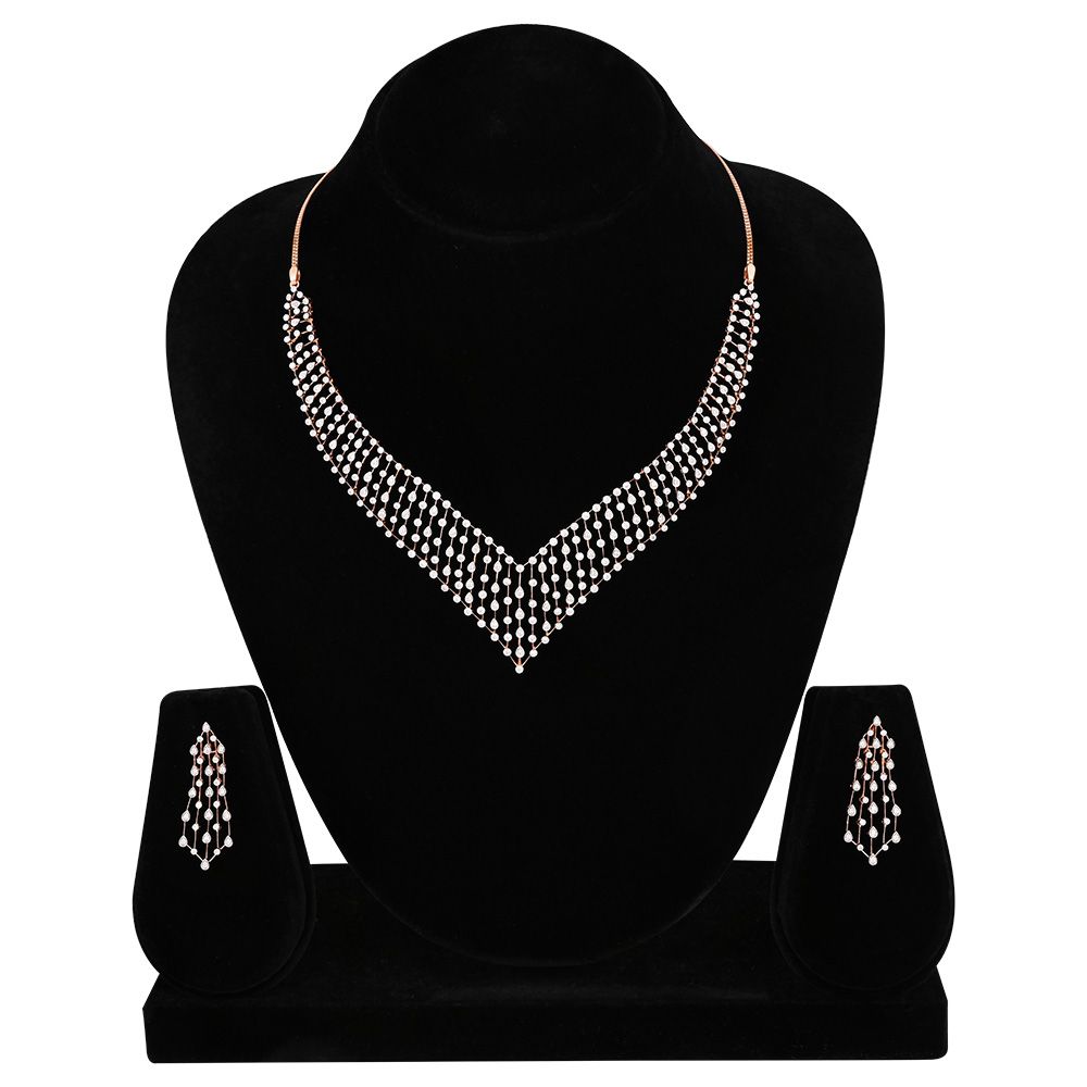 Buy Astra Rose Miracle Necklace Set ANS25A22-D900X0C Online at ORRA.