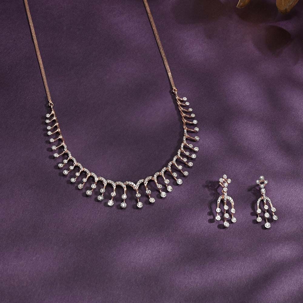 Buy Astra Stellar Glow Necklace Set ANS25A25-D900X0C Online at ORRA.