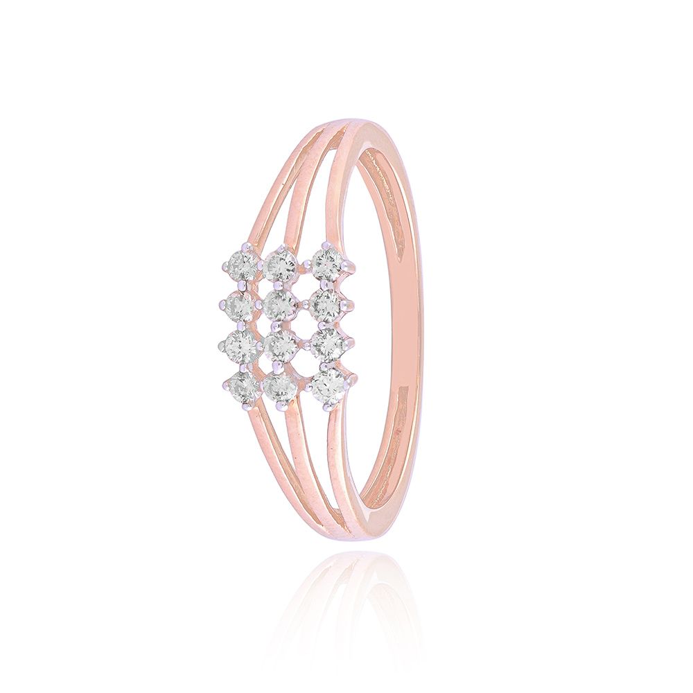 Buy Rose Glow Glamour Womens Diamond Ring ERG24K30 Online at ORRA.