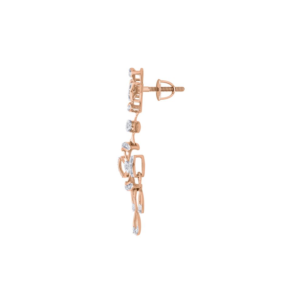 Buy Stunning Rose Gold and Diamonds Astra Jewellery Set ONS21001 ...