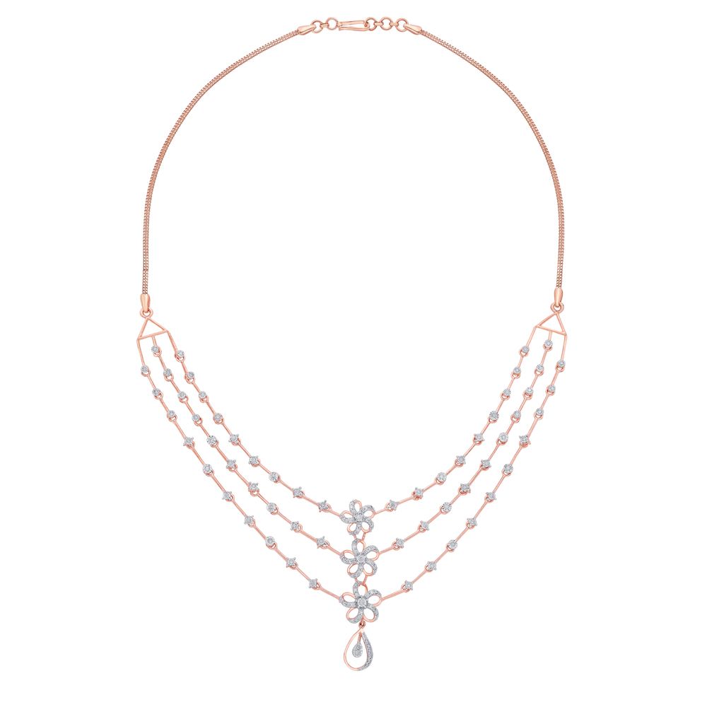 Buy Fashionable Diamond Astra Necklace OSN20066-DA00X1C Online at ORRA.
