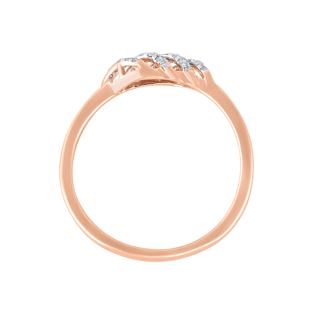 Buy Elegant 14KT Rose Gold Women Ring ERG24K40 Online at ORRA.